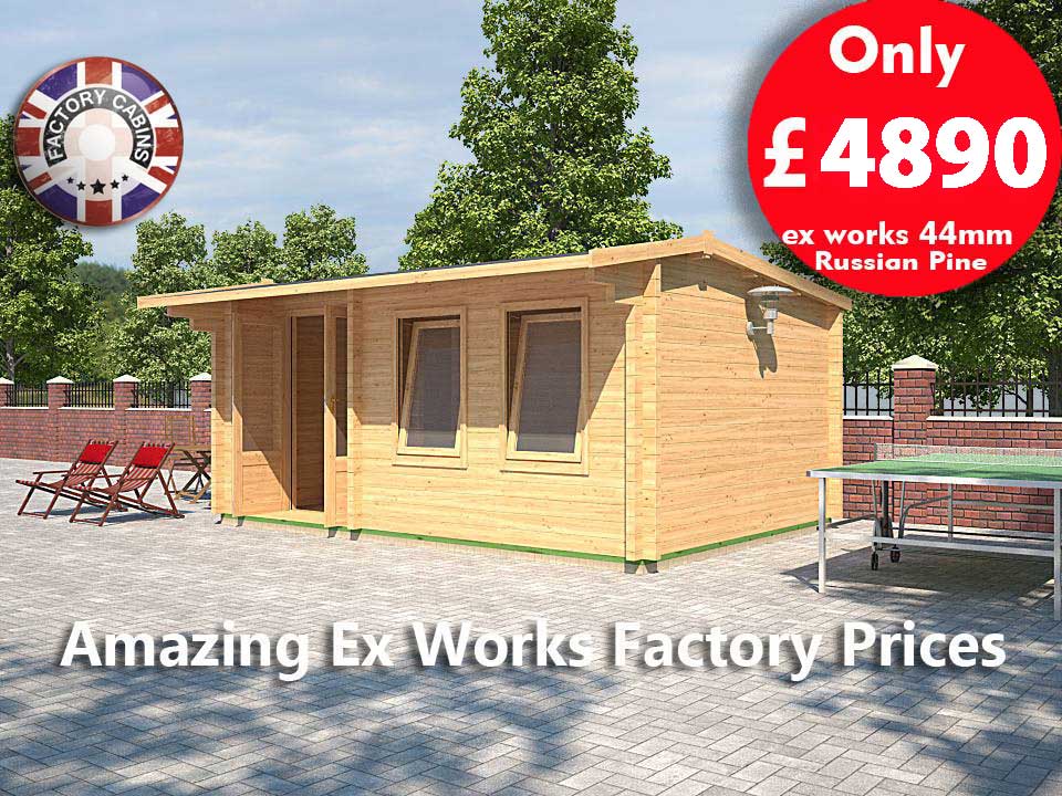 Factory Cabins Towcester - 5.0 x 3.5m - DF21 - EX WORK PRICING B2P
