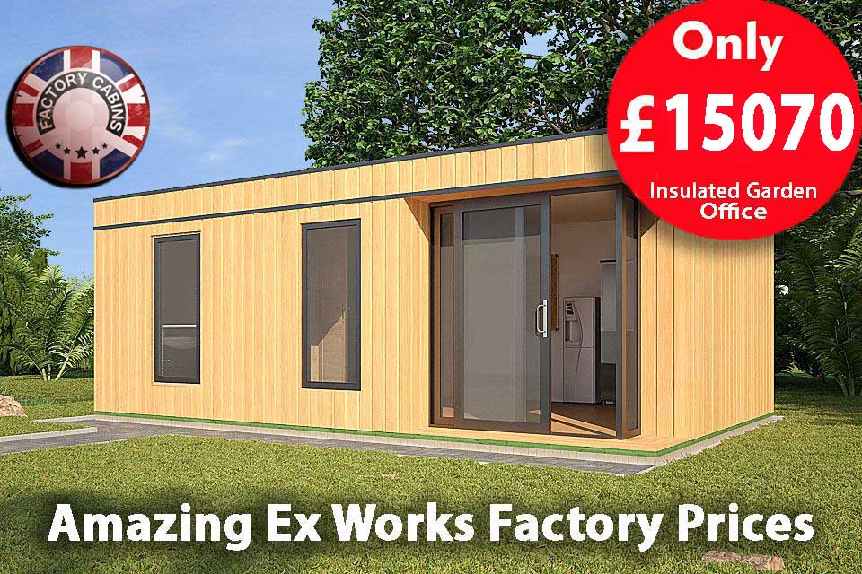 Insulated Garden Offices Archives | Factory Cabins