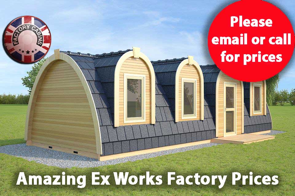 Camping Glamping Pods Lancaster 4.0m x 9.6m 1331 | Factory Cabins