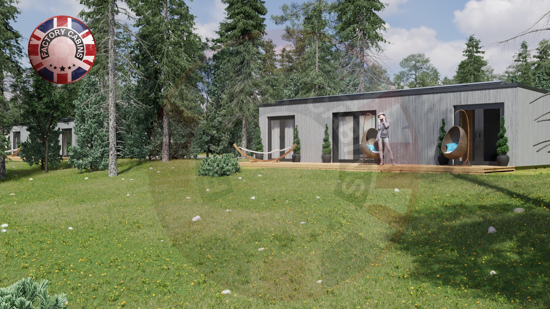 Highly Insulated Modular Camping Box Pods 4.8m x 11m | Factory Cabins